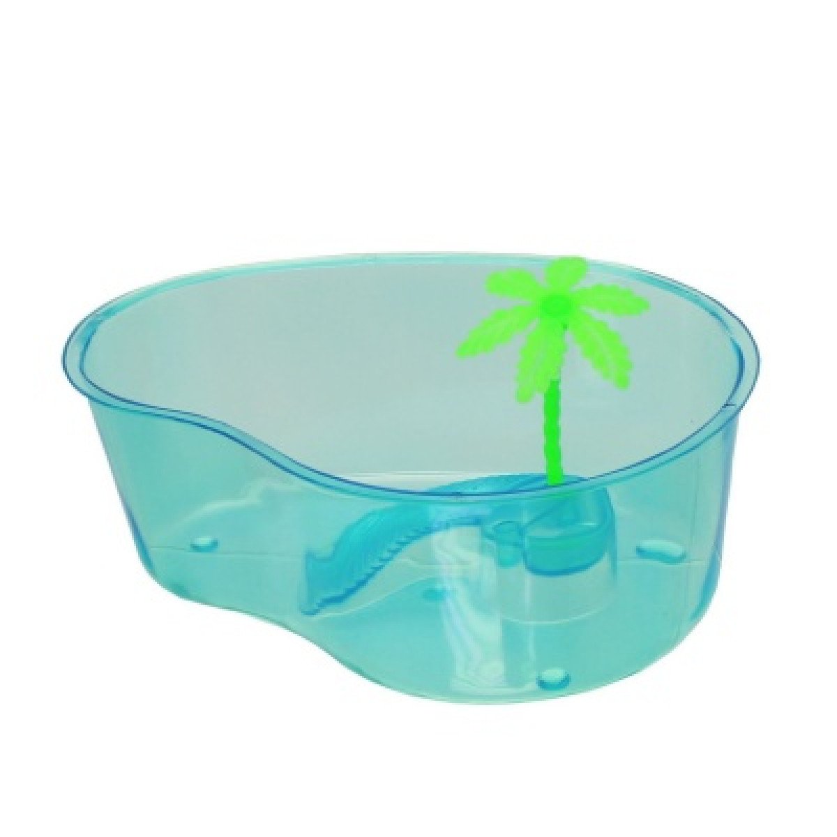 Бассейн для черепах с островком REPTI-ZOO Turtle Majorca S 20x15x8 см ...